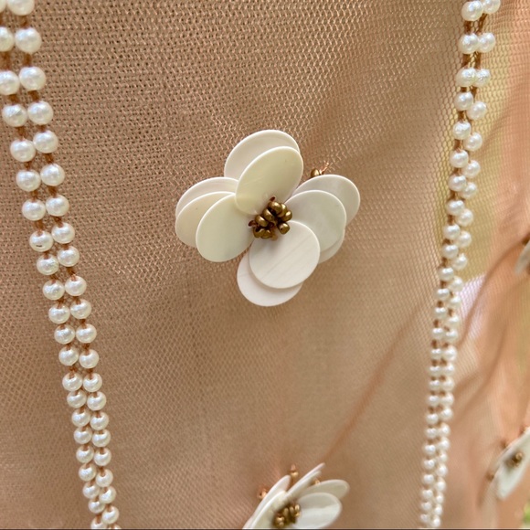 Rare London | Tops | Rare London Floral Mesh Top | Poshmark